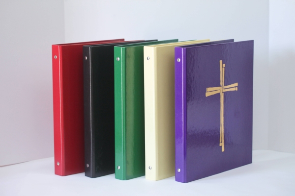 LCI PRODUCT DETAIL ::.. CEREMONIAL BINDER WITH CROSS EMBLEM, ANNUAL ...