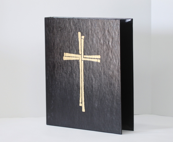 LCI PRODUCT DETAIL ::.. CEREMONIAL BINDER WITH CROSS EMBLEM, ANNUAL ...
