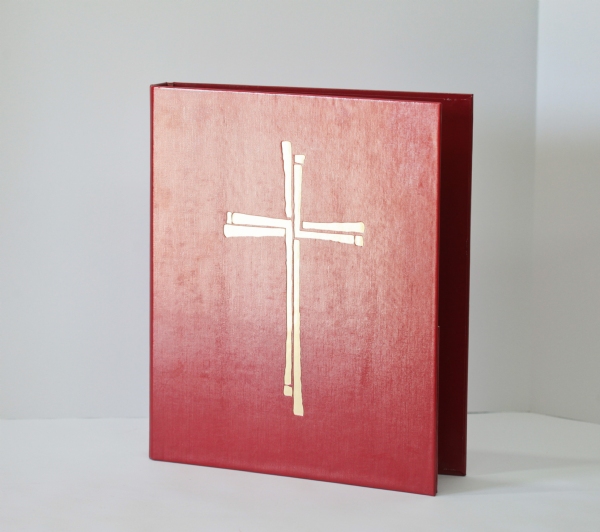 LCI PRODUCT DETAIL ::.. CEREMONIAL BINDER WITH CROSS EMBLEM, ANNUAL ...