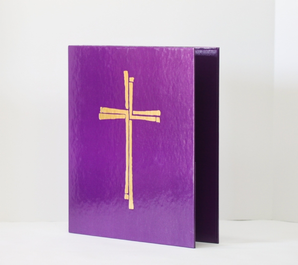 LCI PRODUCT DETAIL ::.. CEREMONIAL BINDER WITH CROSS EMBLEM, ANNUAL ...